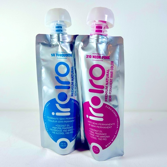 iroiro | Hair | Iroiro Premium Natural Semi Permanent Hair Color Neon Pink Blue | Poshmark